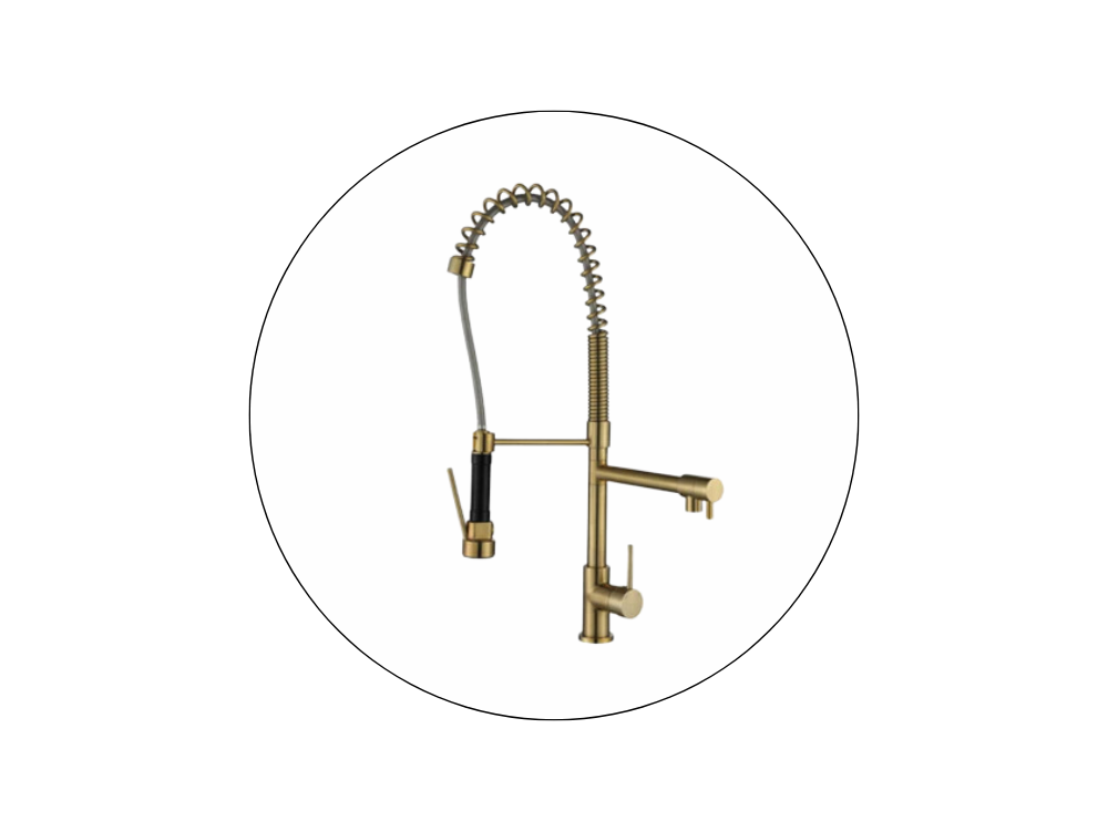 Pull-Out Springed Neck Mixers – KitchenLibrary