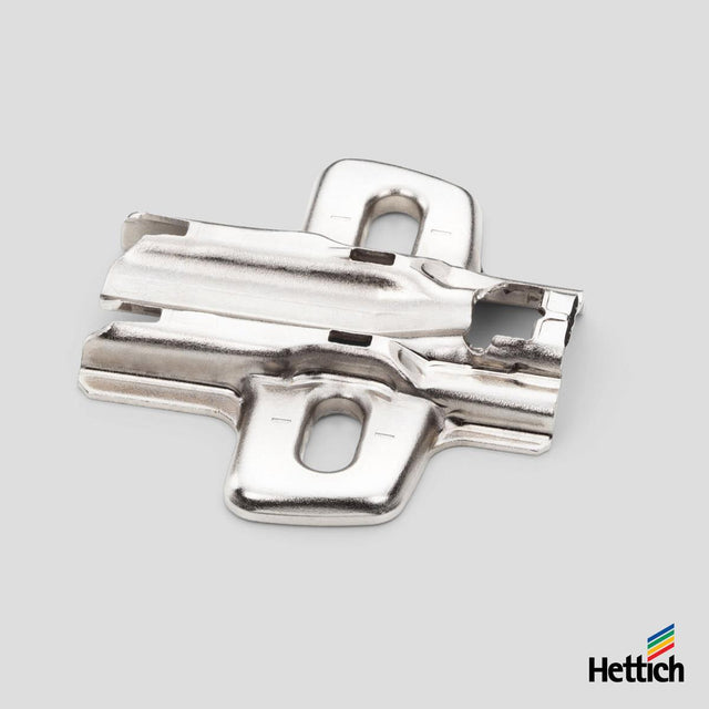 Hettich Sensys Mounting Plate – Cam-Adjustable (No Screws) – KitchenLibrary