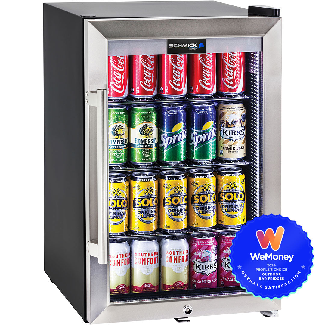 AAA Schmick Tropical Triple Glazed Outdoor Glass Bar Fridge 70 Litre ...