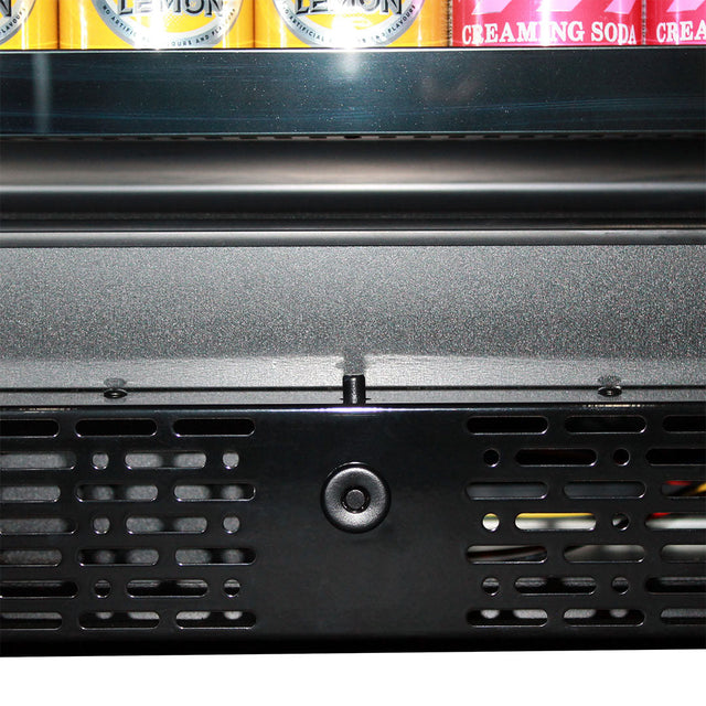 Upright Super Slim Depth Quiet Running Glass Front Beer Fridge With 5 ...